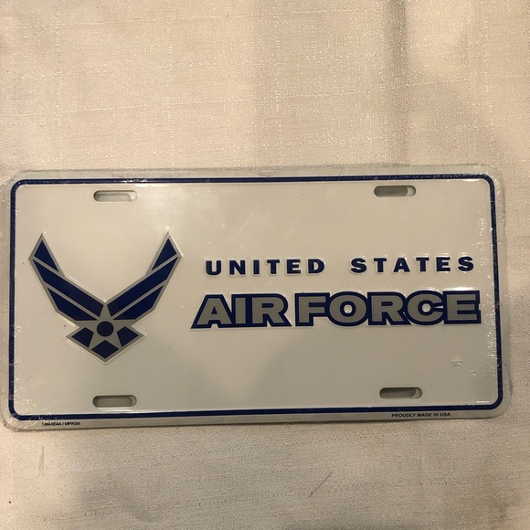 Accessories | United States Air Force Military License Plate | Poshmark